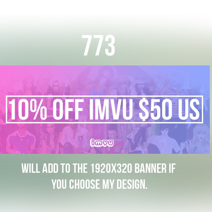 IMVU Promo Banner | Banner ad contest
