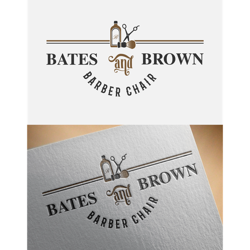 Create a sophisticated logo for Bates and Brown Barber Chair | Logo ...