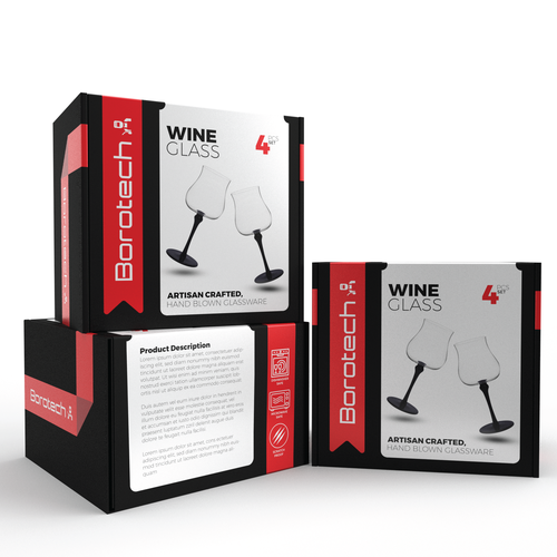 Designs | eye catching glassware box designing , | Product packaging ...