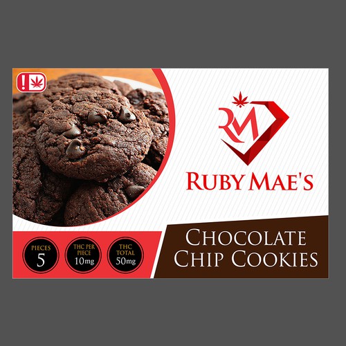 Design package label for Ruby Mae's, a Medical Marijuana edibles ...