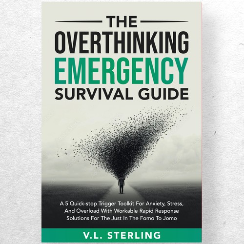Designs | THE Overthinking Emergency Survival Guide | Book cover contest