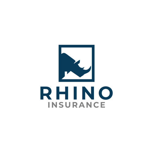 Designs | Insurance logo with a rhino and another w/rhino and house for ...