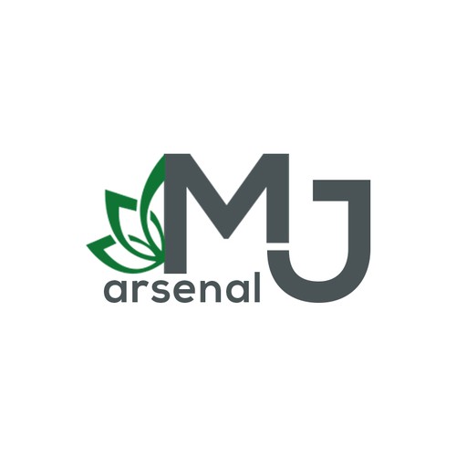 MJ Arsenal, sophisticated/modern two letter logo for mass market ...