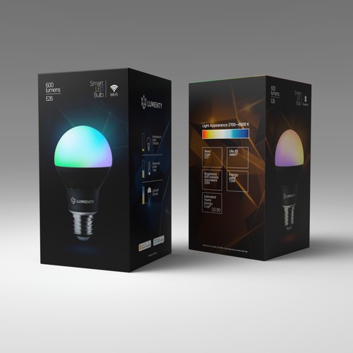 Designs | We need to create a sophisticated package for smart lamps ...