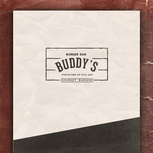 Design a simple, rustic and fun logo for a gourmet burger restaurant ...