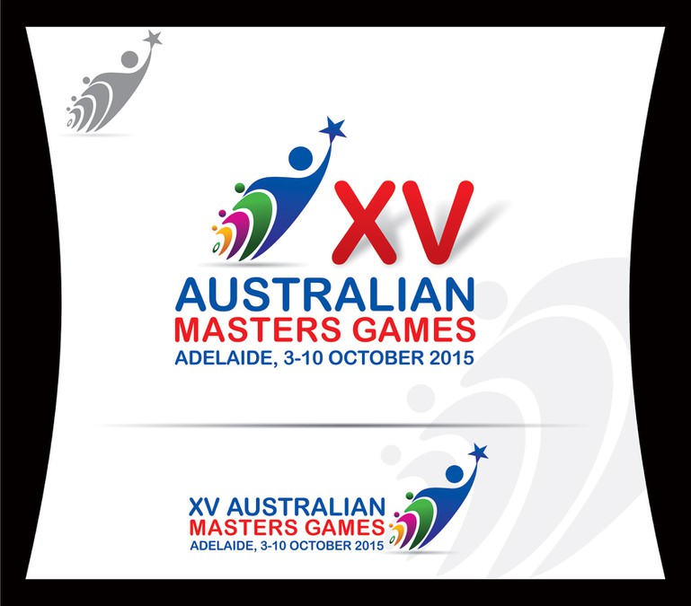 Event logo for the 15th Australian Masters Games, one of Australia's ...