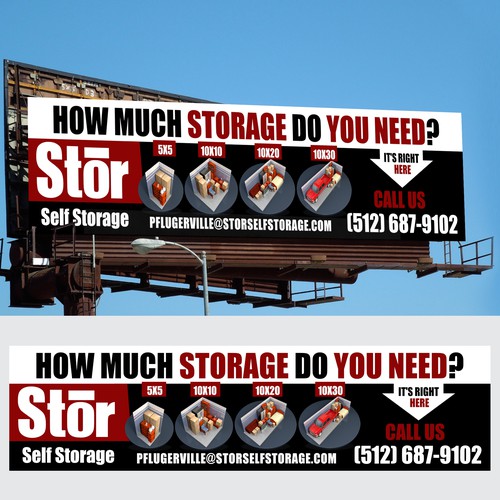 Self Storage Billboard - Central Texas | Signage contest
