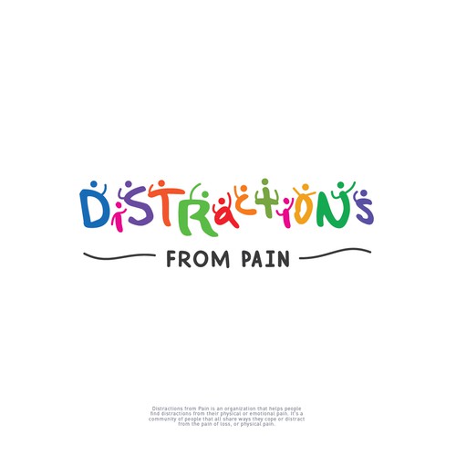 Designs | Distractions from Pain Logo to "distract" users. | Logo ...