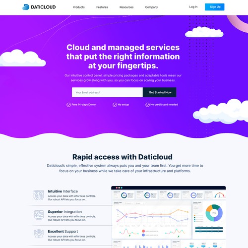 Designs | CLOUDSITE | Web page design contest