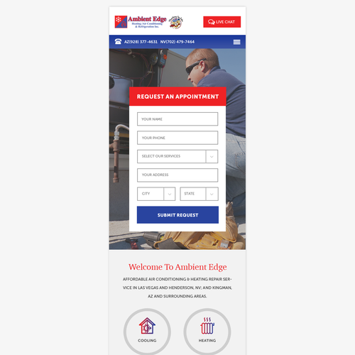Design an Impressive WordPress Theme for Multi-State HVAC Company ...