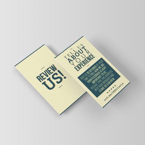 REVIEW ME CARD - Business Card Size To Request a Rating and Review ...