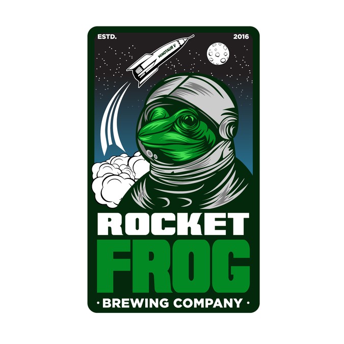 Rocket Frog Brewing Company needs a logo. | Logo & social media pack ...