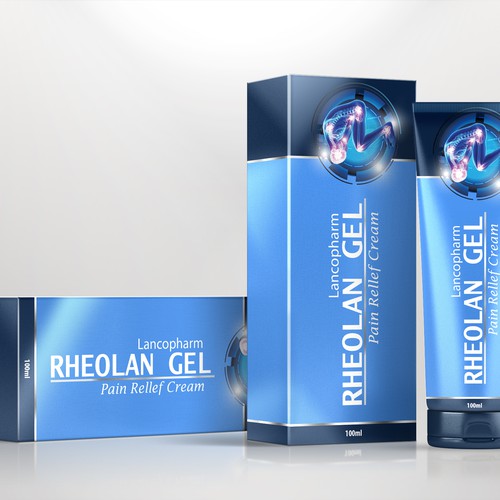 Medical packaging design, 100ml Aluminium Tube + Quter Box | Product ...