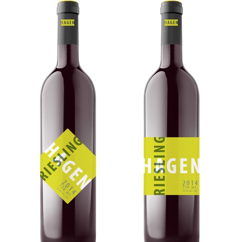 Create a tight and modern German riesling label | Product label contest