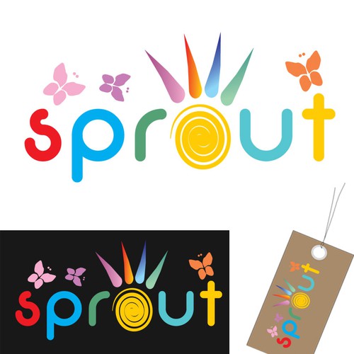 Logo Design for Sprout, a modern baby store | Logo design contest