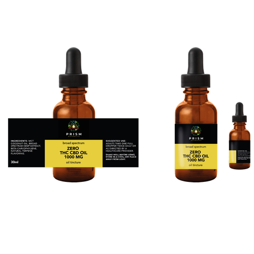 Label for CBD Oil Tincture - This will go on your highlight reel trust ...