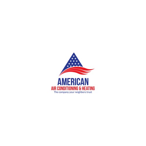 American Air Conditioning & Heating Logo redesign | Logo & brand ...