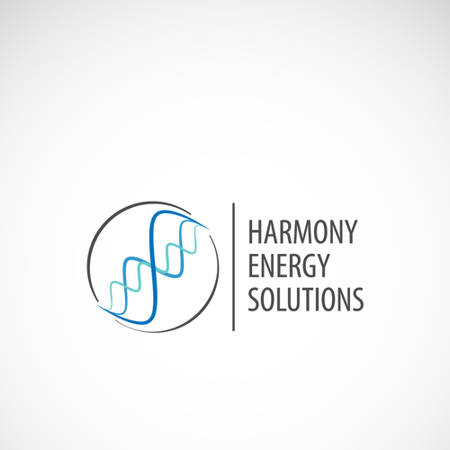 Awesome Harmony Energy Solutions Logo using harmonic waves imagery ...