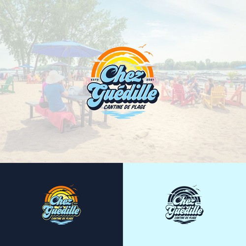 Designs | Create a Surf shack cantine logo with 90's vibe | Logo design ...