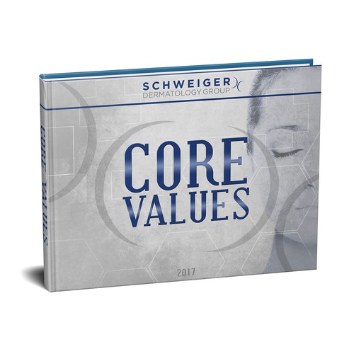 Help design a Core Values Book Cover for a large dermatology group ...