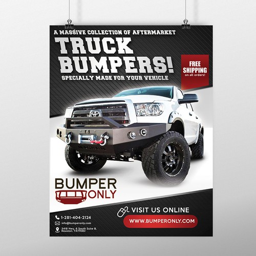 Create a Badass Poster/Flyer for Truck Accessories Website | Other ...