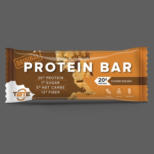 Design a unique protein bar wrapper for Too Busy To Eat | Product ...