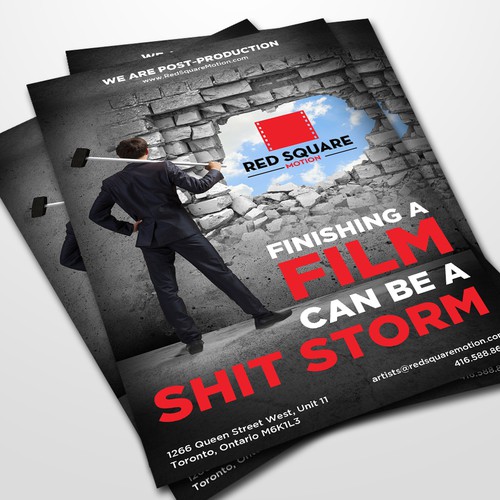 Designs | Video Post Production Company flyer | Postcard, flyer or ...