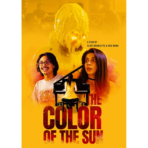 Designs | Movie poster for girl haunted by yellow paint monster--she ...