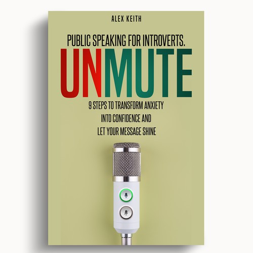 Designs | Improve Public Speaking for Introverts | Book cover contest