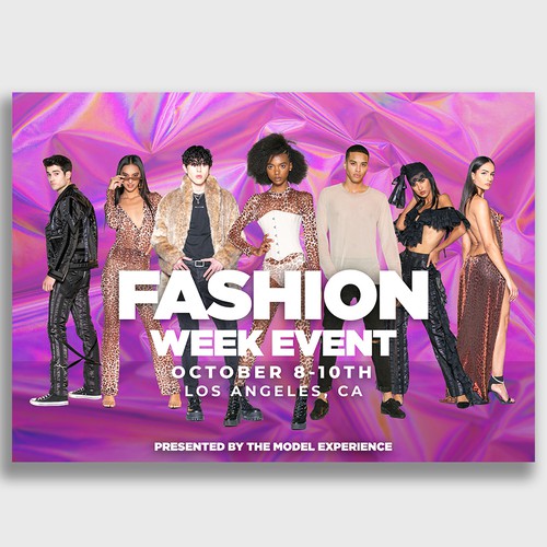 Designs | Fashion Week Flyer | Postcard, flyer or print contest