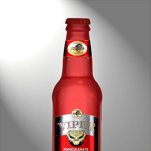 Design the label for Viper: a fruit-flavored alcoholic beverage ...