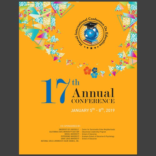 Create a Program Cover for a Conference in Hawaii | Postcard, flyer or ...