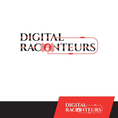 Digital Raconteur Podcast logo | Logo & social media pack contest