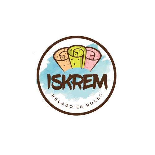 Design an appealing and memorable Identity for an Ice Cream Roll Shop ...