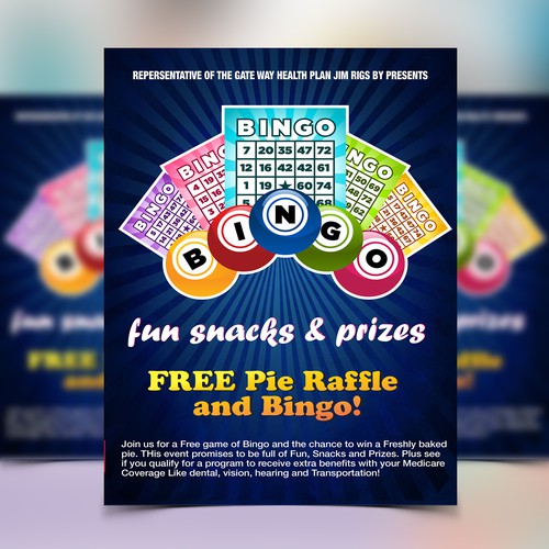 Create a Eye-catching Flyer for a Free, Informative Pie Raffle and ...