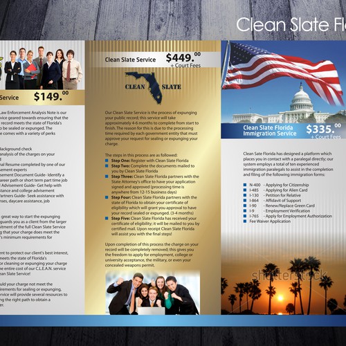 Designs | Create compelling marketing brochure for Clean Slate Florida ...