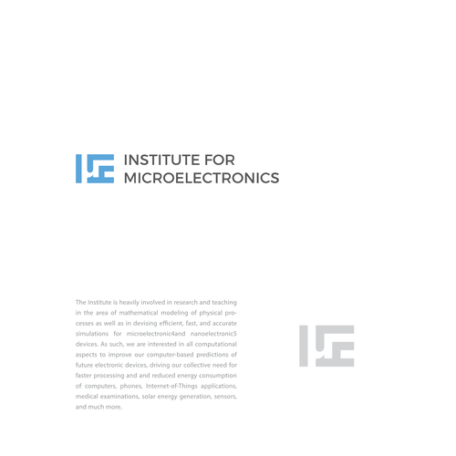 Design a logo for the Institute for Microelectronics, TU Wien | Logo ...
