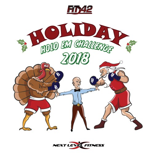 Turkey vs Santa Boxing Match T-shirt | T-shirt contest