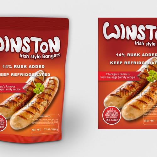 Create the next product packaging for Winston Sausage | Product ...