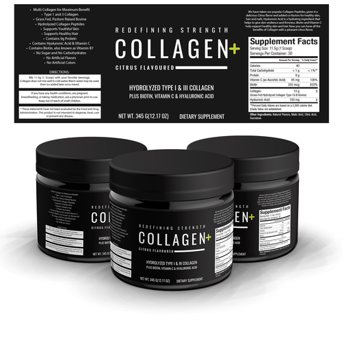 Designs | Minimalist Supplement Label | Product packaging contest