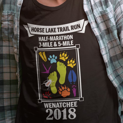 Trail running shirt for the PNW in Washington State | T-shirt contest