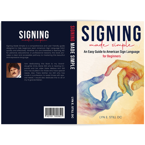 Designs | Illustration to appeal to Beginners of ASL | Book cover contest