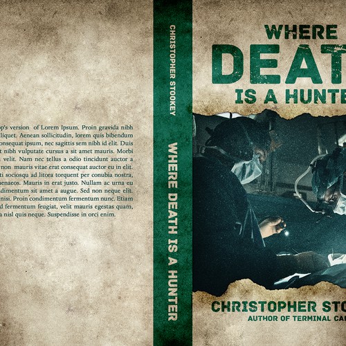 Designs | Where Death Is a Hunter Book Cover Design | Book cover contest