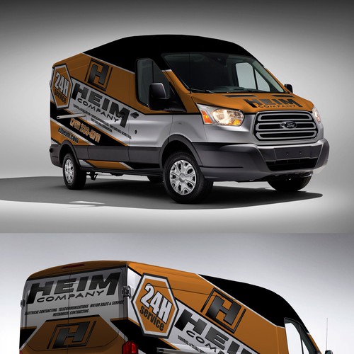Designs | Create a design for a Construction Company's Ford Transit ...