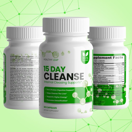 Designs | Design Supplement Label for Diet and Nutrition Brand ...