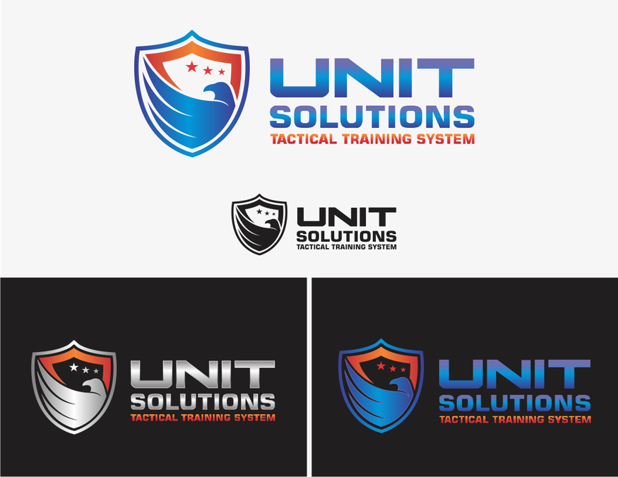 Create an illustrative, dynamic logo for military and law enforcement ...