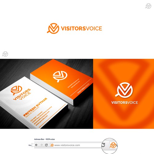 Designs | Logo design for Visitors Voice - a brand with a global ...
