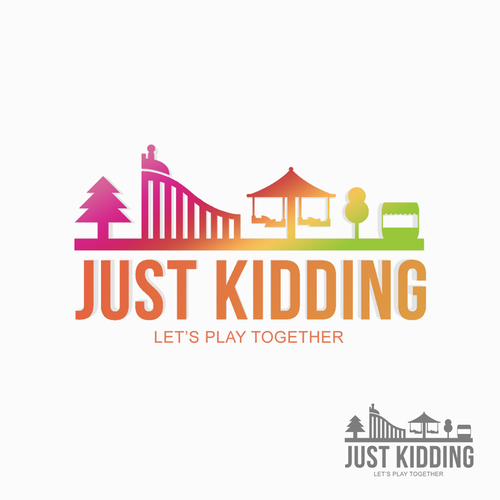 Design a cool logo for the new "Just Kidding" amusement park | Logo ...