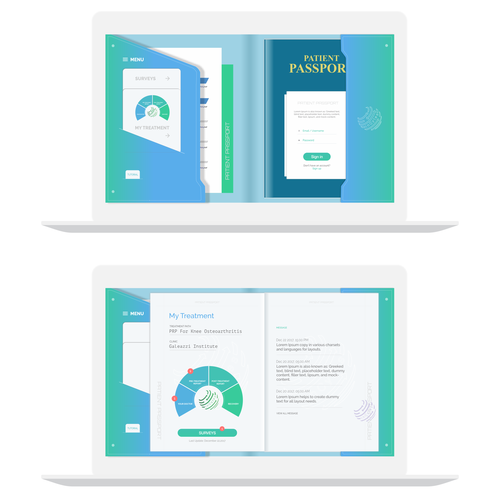 Design a Modern, Engaging "Patient Passport" for our Clinical Software ...