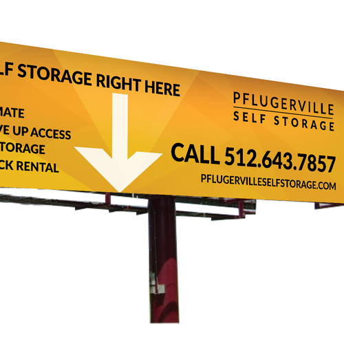 Self Storage Billboard - Central Texas | Signage contest